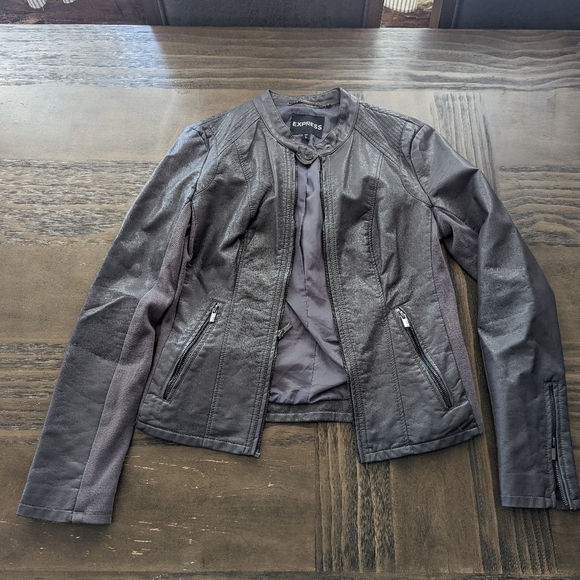 Express | Jackets & Coats | Express Leather Jacket | Poshmark